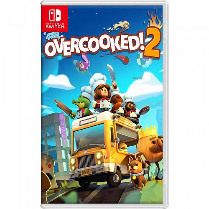 Nintendo Switch | משחק לנינטנדו סוויץ' - Overcooked 2 (מגיע כקוד הורדה ...